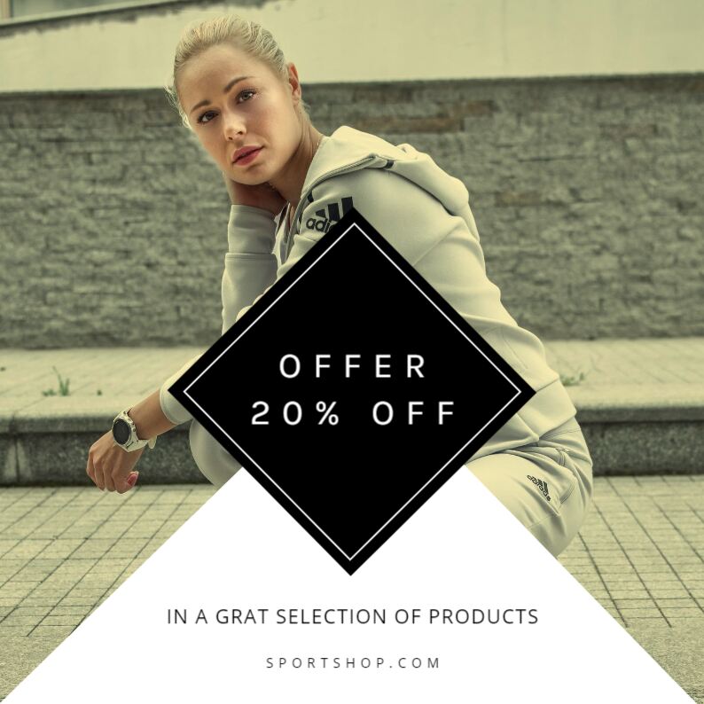 Marketing templates for fashion stores