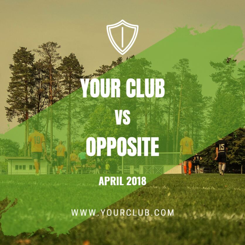 Editable templates for match results