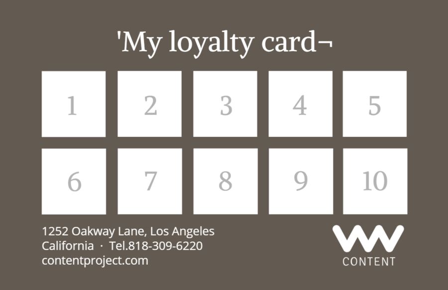 Create loyalty and gift cards for your business