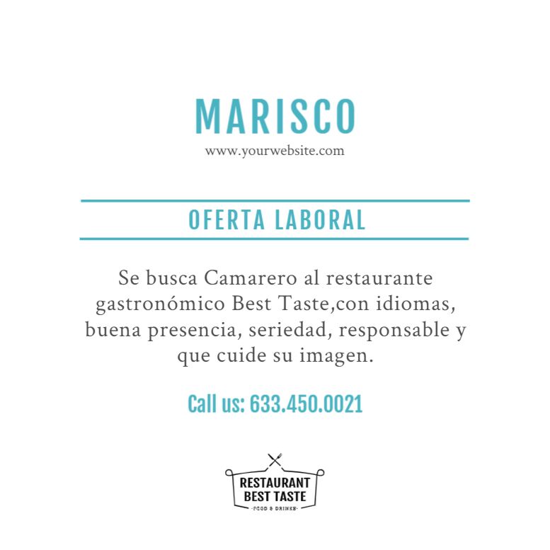 Crea diseños de se busca personal en un minuto