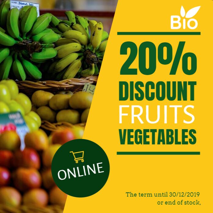 Marketing and designs for fruit and vegetable markets