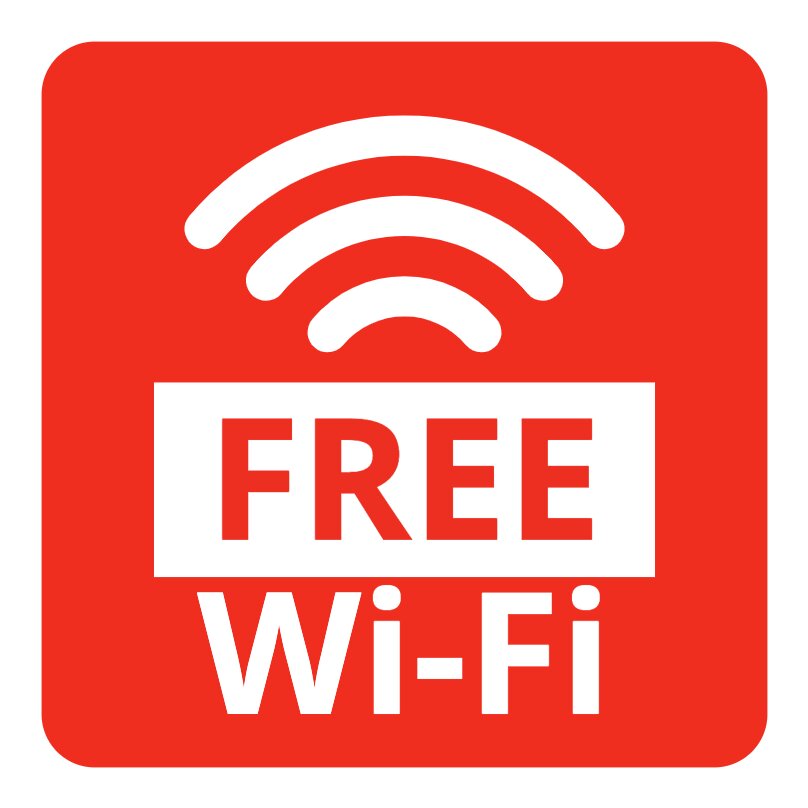 Free WiFi posters for printing