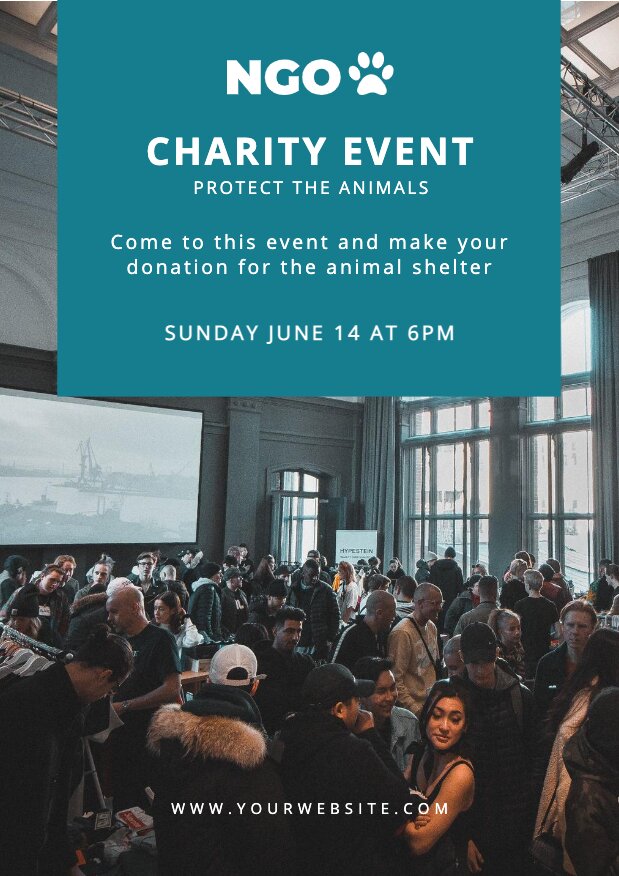 Free banners design for NGOs