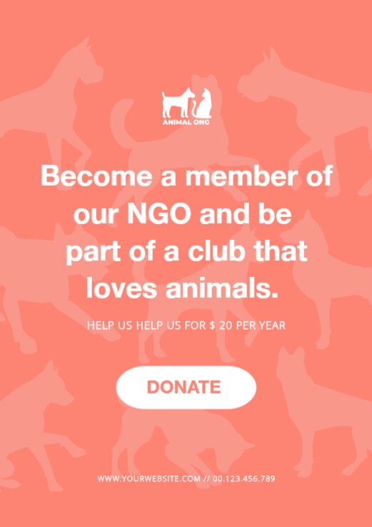 Free banners design for NGOs