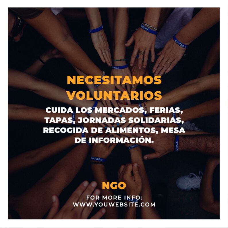 Diseño de banners gratis para ONGs