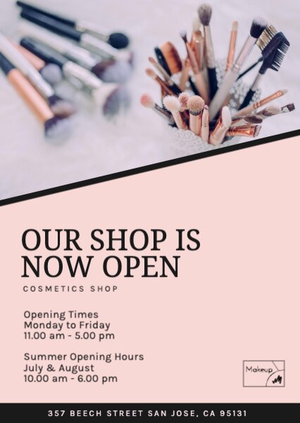 Opening hours templates online