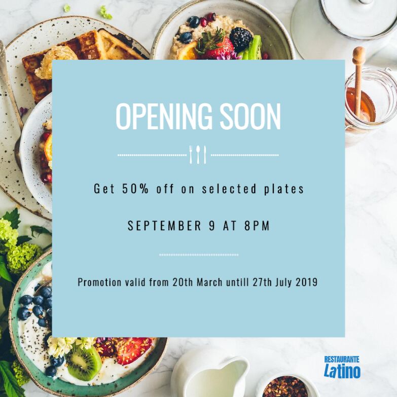 Online designs to promote the grand opening of a business