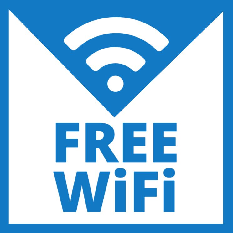 Free WiFi posters for printing