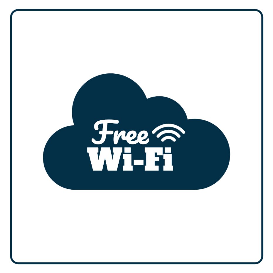 Free WiFi posters for printing