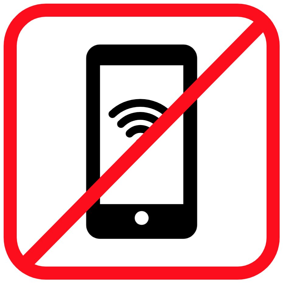 Prohibition and restriction signs to edit and print