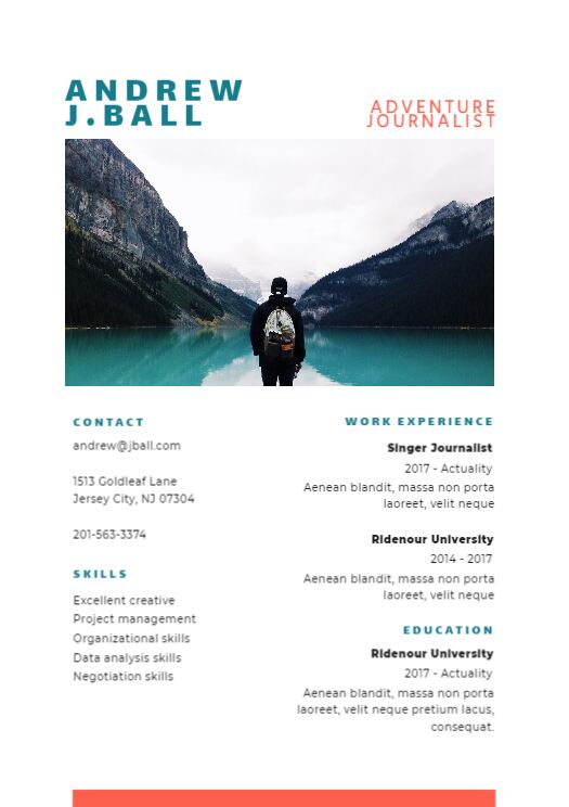 Free resume online editor