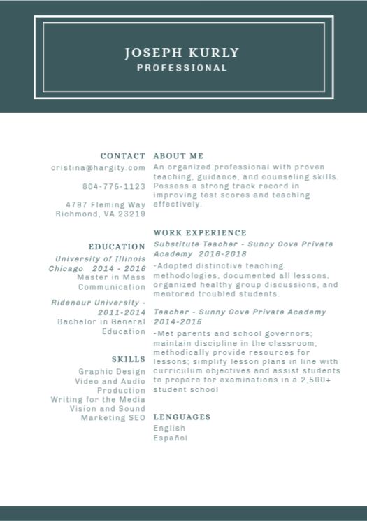 Free resume online editor