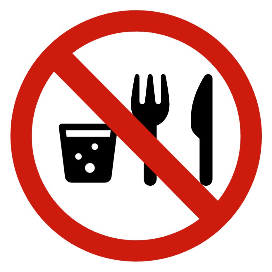 Prohibition and restriction signs to edit and print