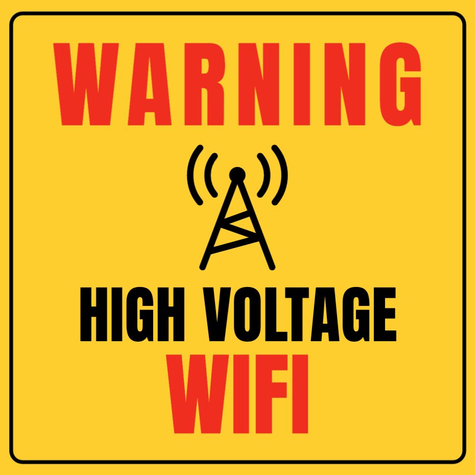 Free WiFi posters for printing