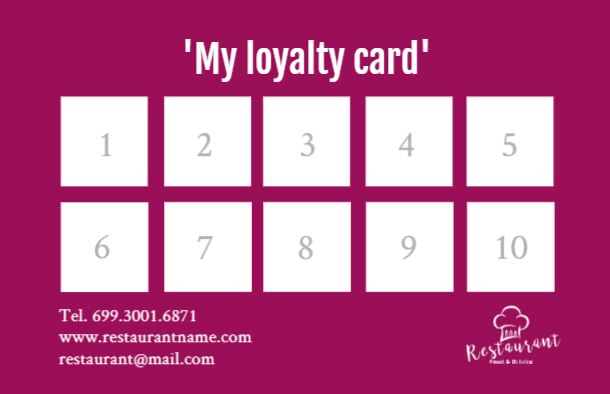 Create loyalty and gift cards for your business