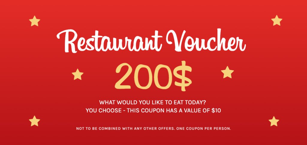 How to create a gift voucher online