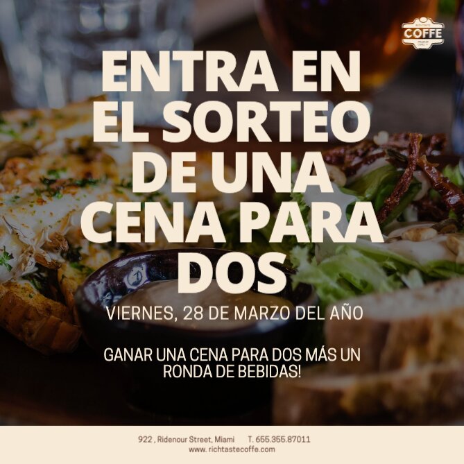 Plantillas para sorteos gratis online