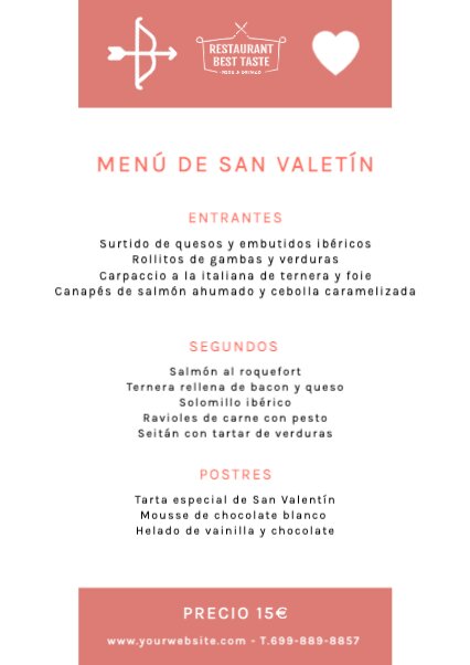 Ideas para restaurantes en San Valentín y cenas románticas