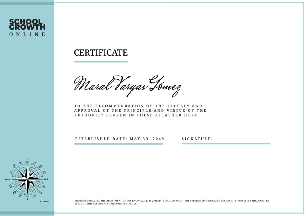 Plantillas para diplomas y certificados