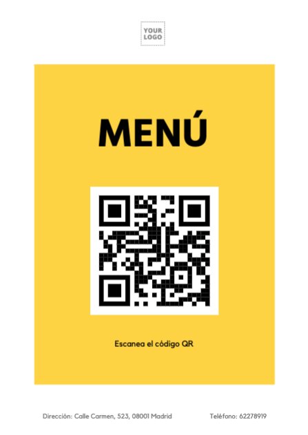 Carteles para poner códigos QR