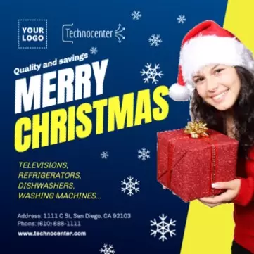 Editable Home Appliance Stores Posters