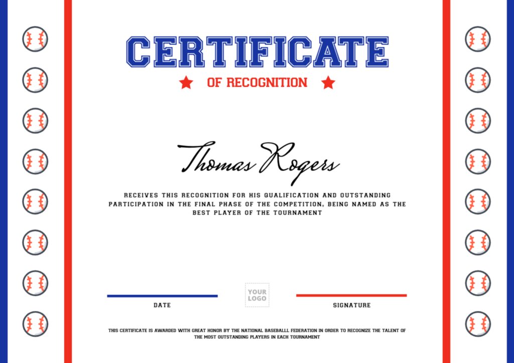 Editable diplomas and recognitions for Kids