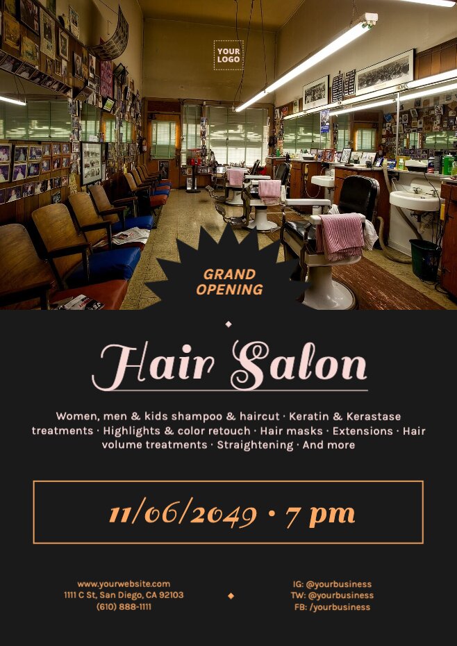 Editable designs for nail salons