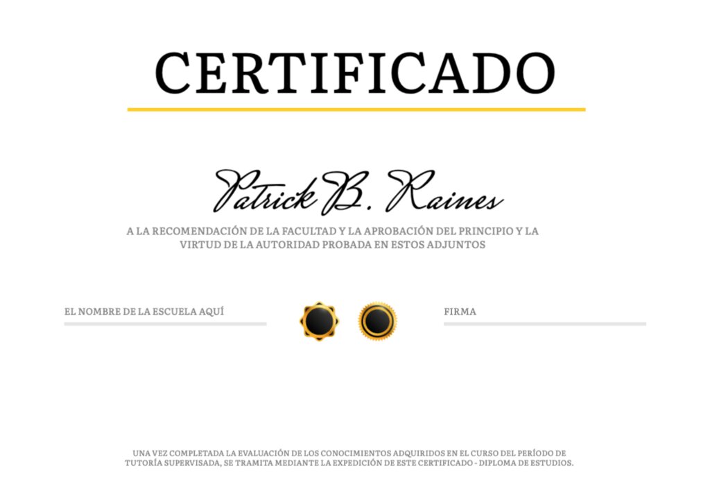 Plantillas gratis de diplomas y certificados