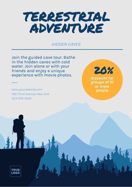 Adventure Experiences templates to edit online