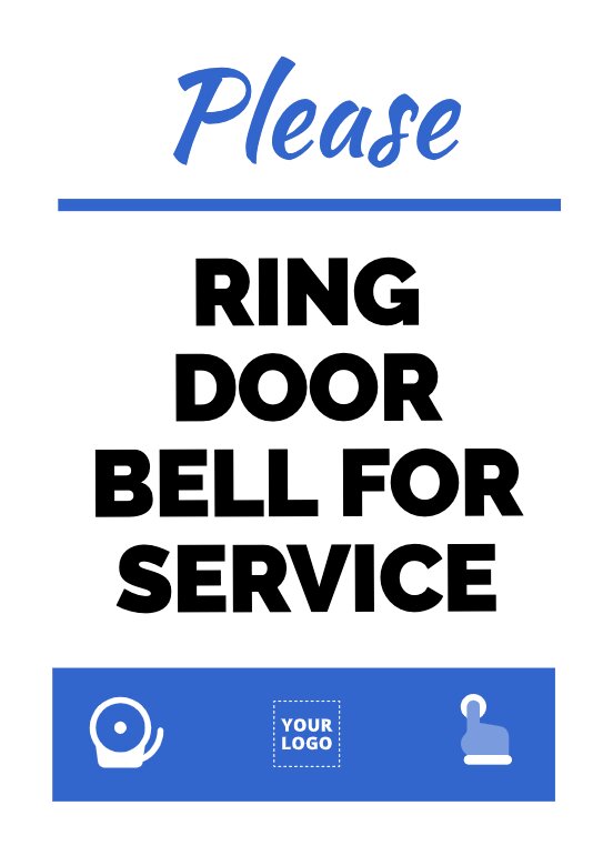 Free printable Ring the Bell signs to edit online