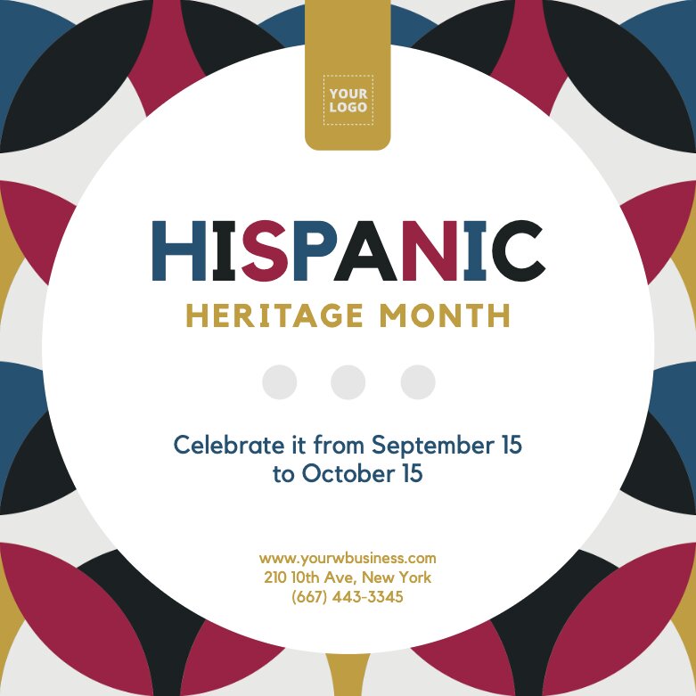 Free Customizable Hispanic Heritage Templates
