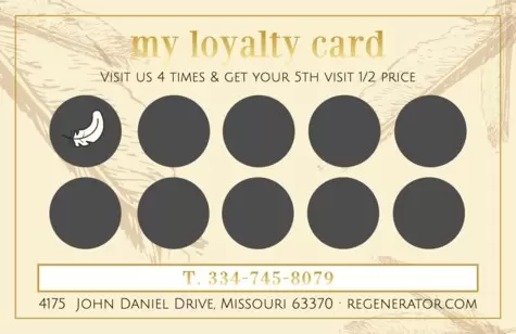 Create Punch & Loyalty Cards for your Business