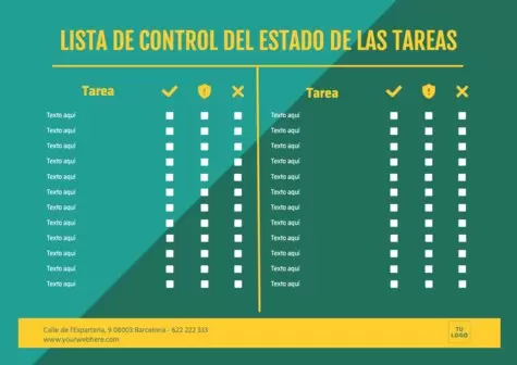 Plantillas de Checklist gratis online