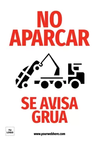 Plantillas de parking gratuito editables online