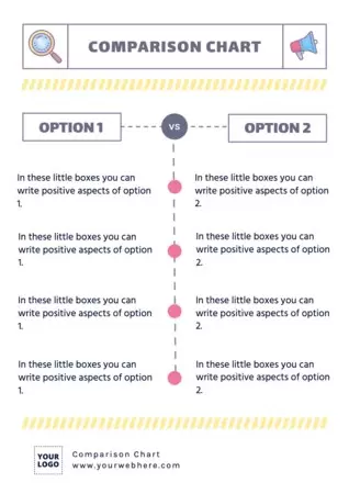 Free Comparison Chart Templates to Customize