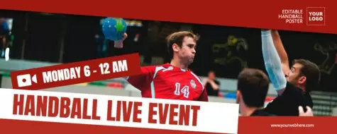 Customizable Handball Flyer Templates Online