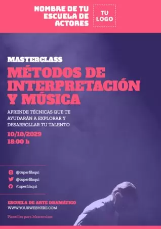 Plantillas de Masterclass para anunciar tus cursos