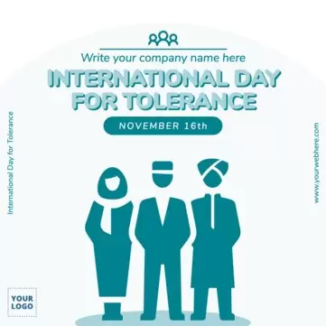 International Day for Tolerance Poster Templates
