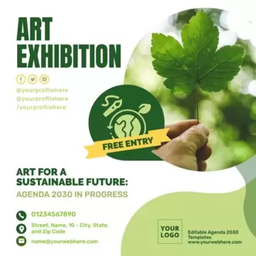 Editable Sustainability Poster Templates Online