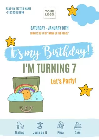 Editable Birthday Invitation Templates