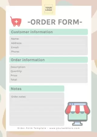 Printable Order Form Templates