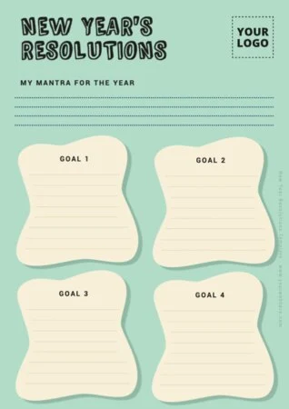 Free New Year Resolutions Templates