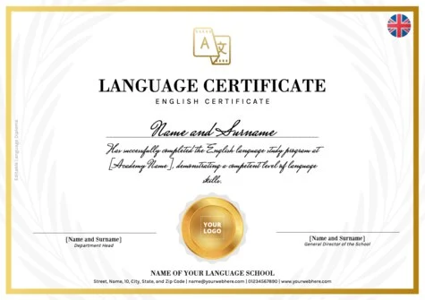 Modelli di diploma e certificati