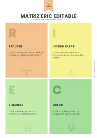 Plantillas de Matriz ERIC gratuitas
