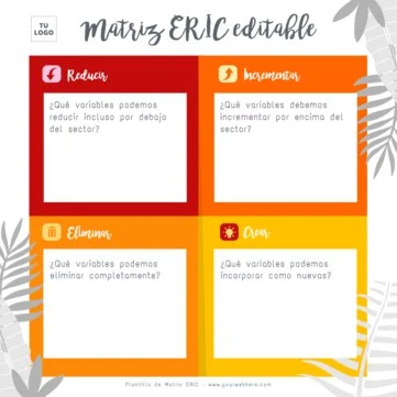 Plantillas de Matriz ERIC gratuitas