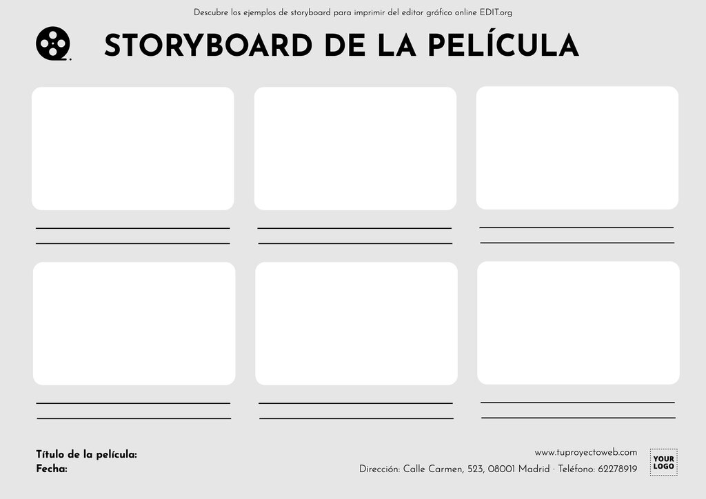 Plantillas de storyboards gratis: Crea guiones gráficos personalizados