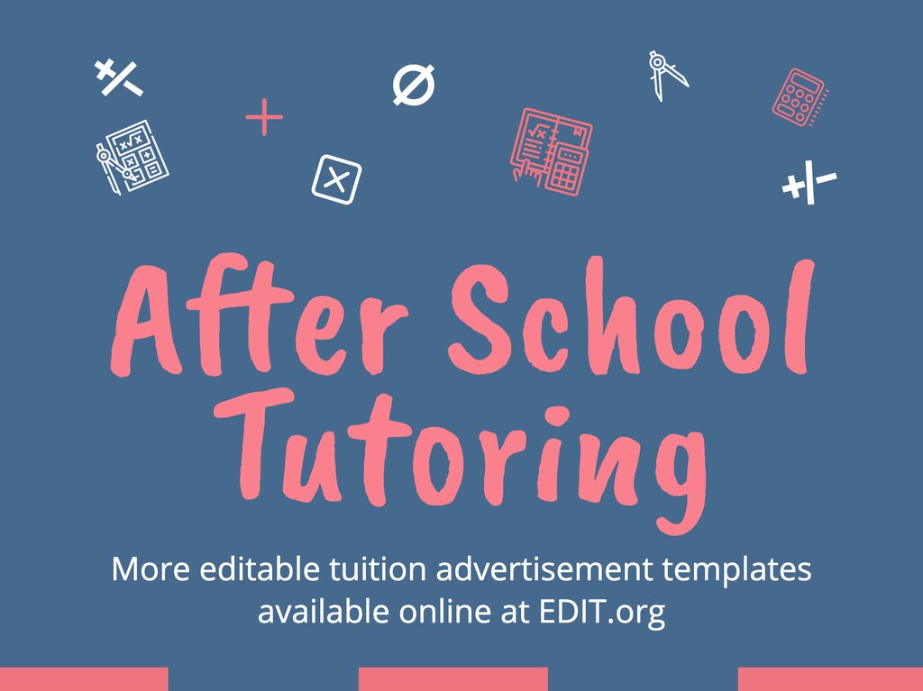 Tutoring Flyer Templates To Edit Online