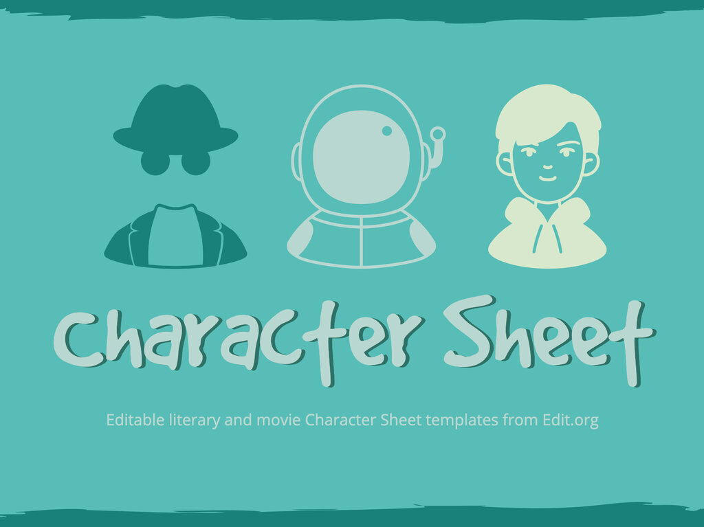 Edit A Blank Character Sheet Template Edit A Blank Character Sheet Template