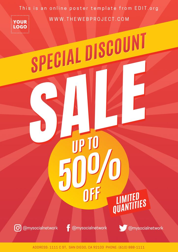 Create free posters online