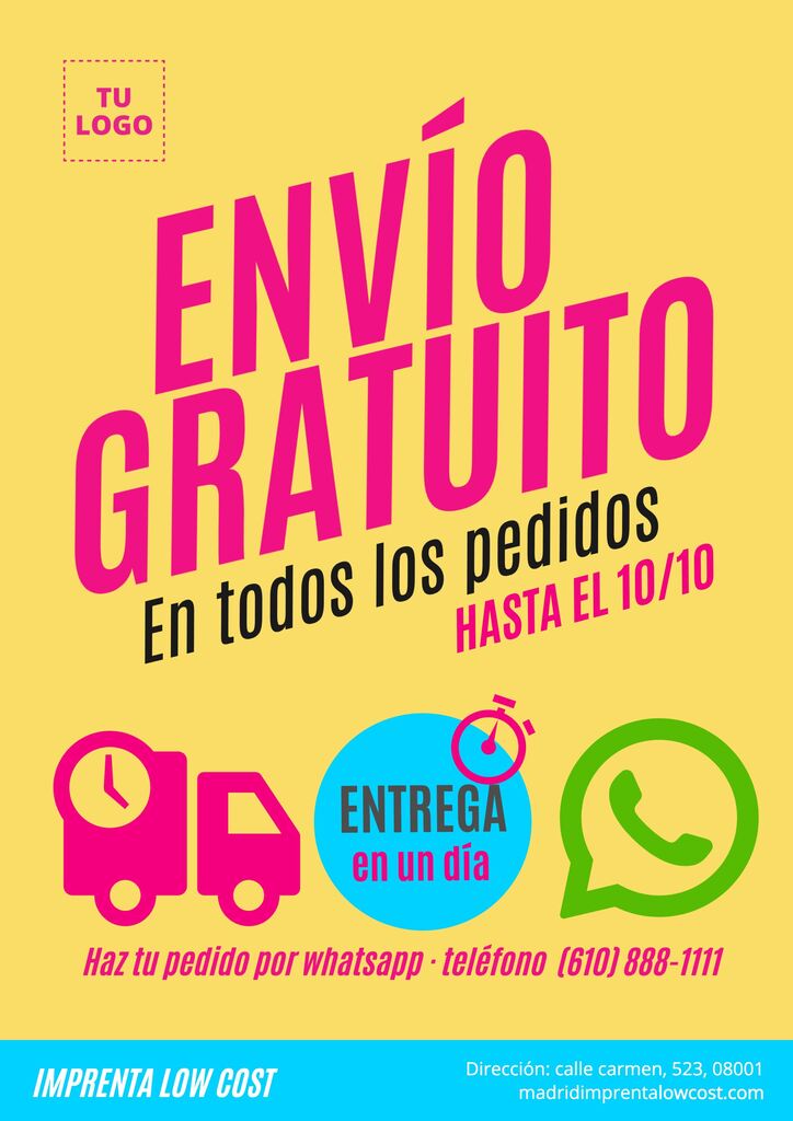 Diseñar flyers online gratis
